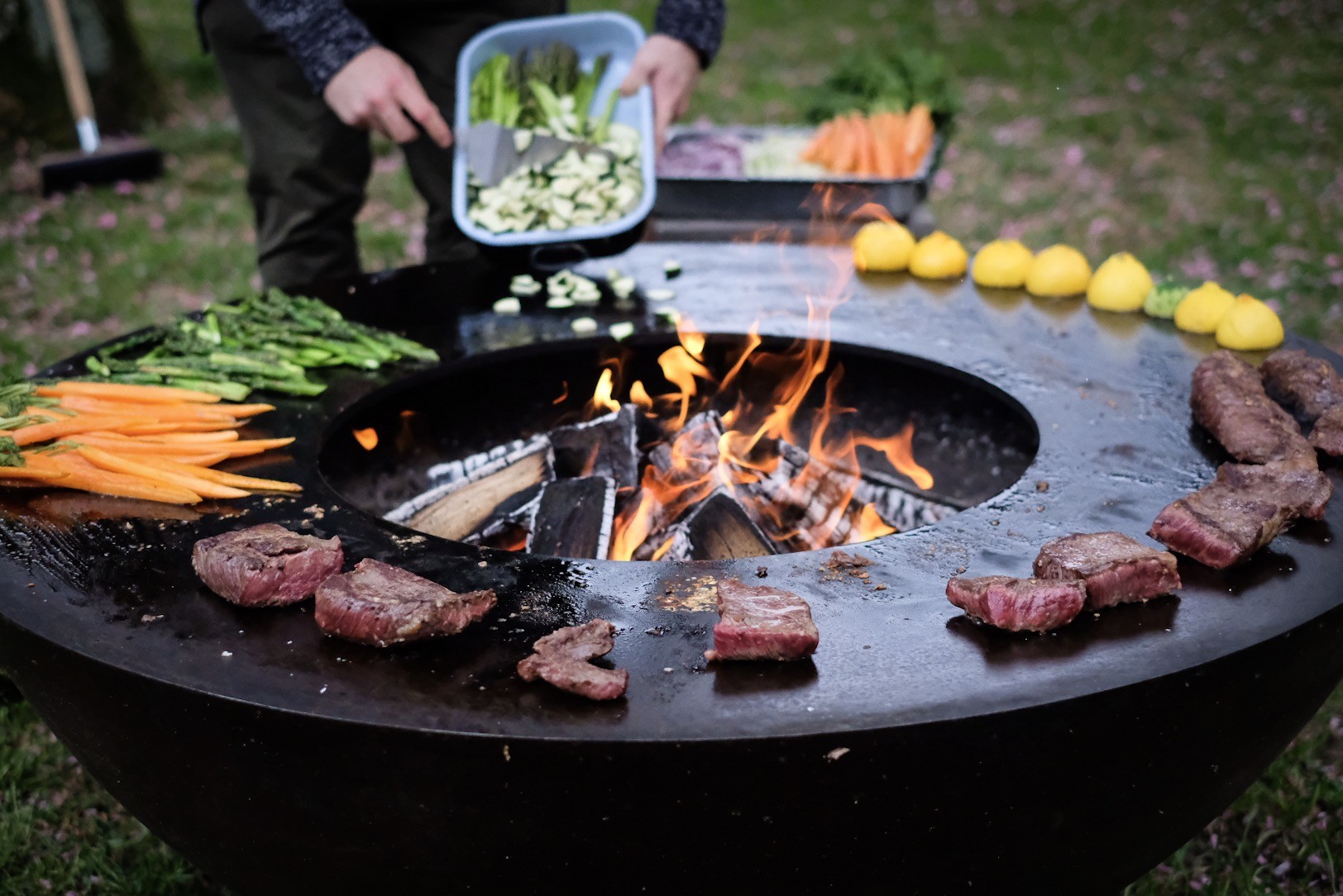 Mein erstes BBQ am Feuering – steakgewitter.com